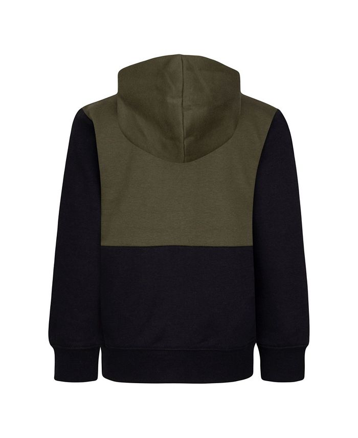 Jordan Little Boys Colorblock Fleece Full-Zip Hoodie - Macy's