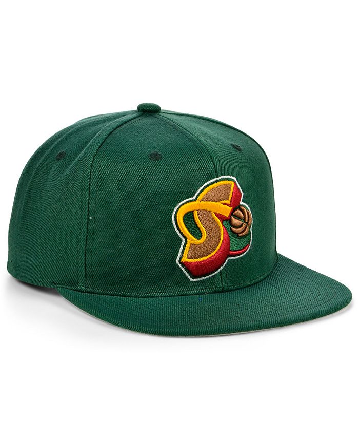 Mitchell & Ness Seattle SuperSonics HWC Basic Classic Snapback Cap - Macy's