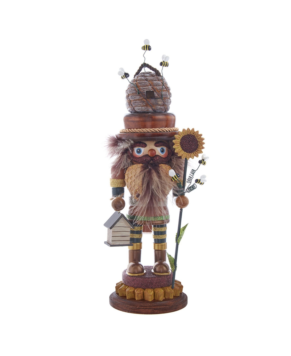 Click here for Kurt Adler 15 Hollywood Bee Keeper Nutcracker - Mu... prices