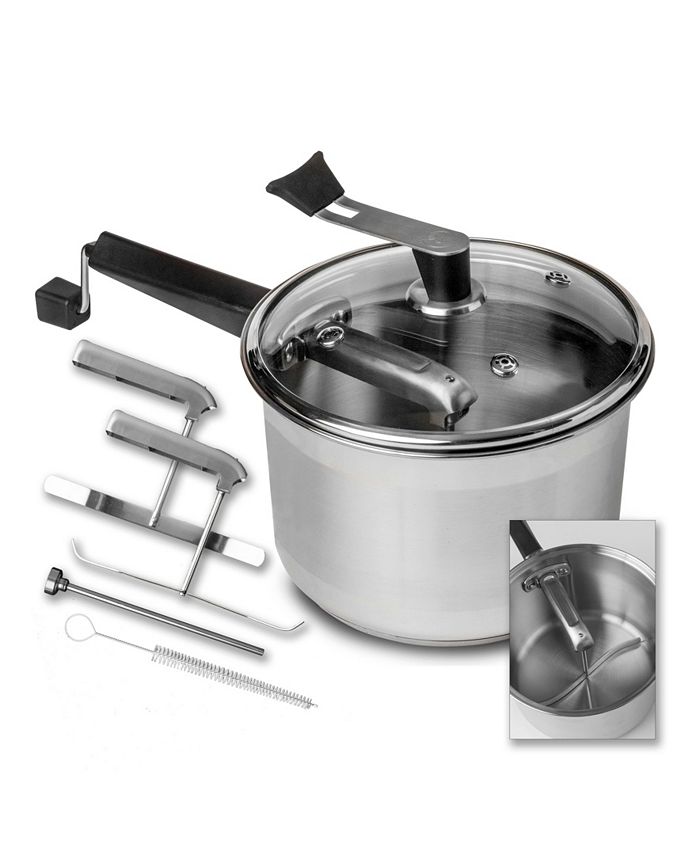 Wabash Valley Farms Stainless Steel Platinum Series Stovetop Popcorn ...