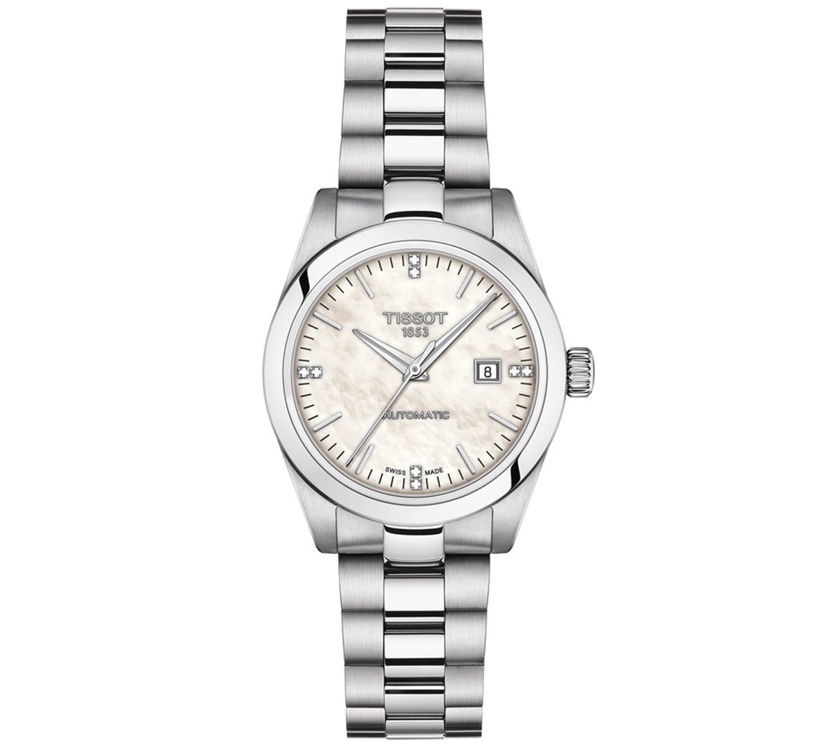 Click here for Tissot Womens Swiss Automatic T-My Lady Diamond Ac... prices