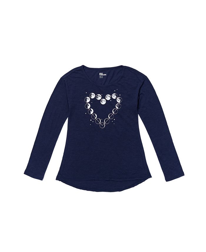 Epic Threads Big Girls Long Sleeve Graphic High-Low Tee & Reviews ...