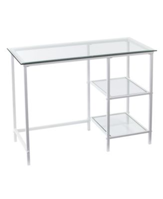 Louke Metal Glass Student Desk - Macy's