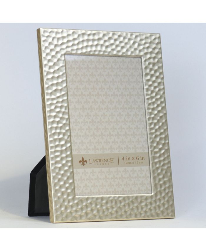 Lawrence Frames Hammered Metal Picture Frame, 4" x 6" - Macy's