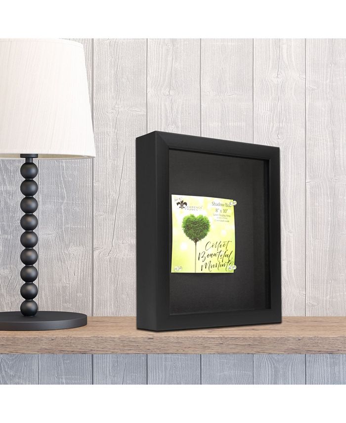 Lawrence Frames Shadow Box Frame with Linen Display Board, 8" x 10 ...