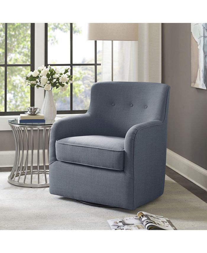 Madison Park Adele Swivel Chair - Macy's