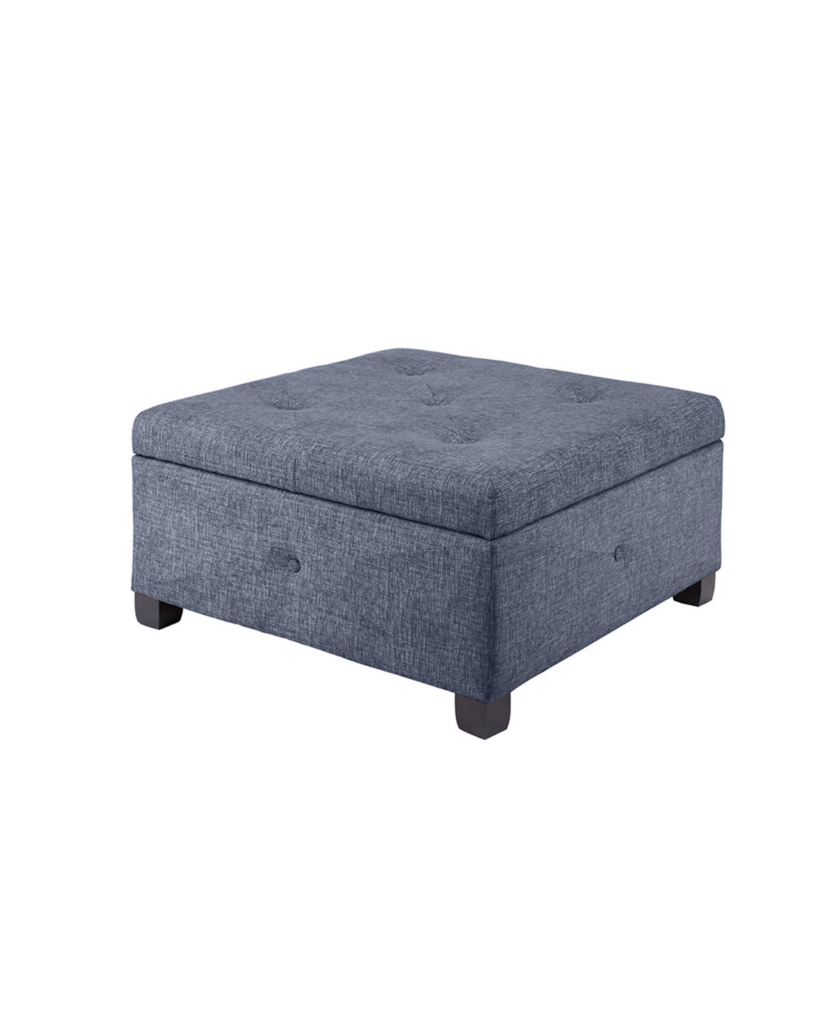 Click here for Madison Park Storage Ottoman - Blue prices
