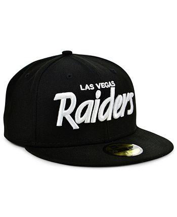 New Era Las Vegas Raiders Script 59FIFTY Cap - Macy's