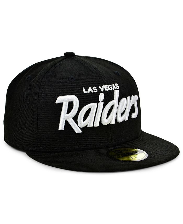 New Era Las Vegas Raiders Script 59FIFTY Cap - Macy's