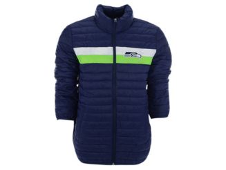G-III Sports Men's Seattle Seahawks Yard Line Quilted Polyfill Jacket ...