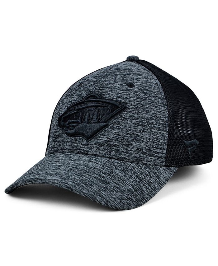 Authentic NHL Headwear Minnesota Wild 2020 TNT Black Ice Mesh Flex Cap ...