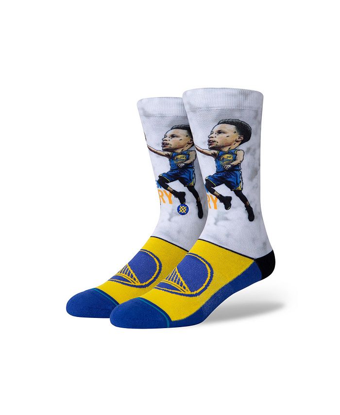 Stance Youth Golden State Warriors Big Head Crew Socks - Stephen Curry ...