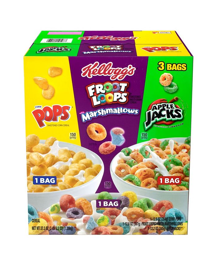 Kellogg's Assorted Cereal Variety Pack, 3 Count - Macy's