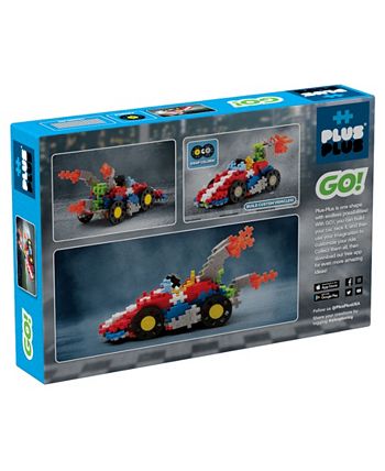 Plus-Plus - GO! 240 Piece Crazy Cart Car - Model Vehicle Building Steam ...
