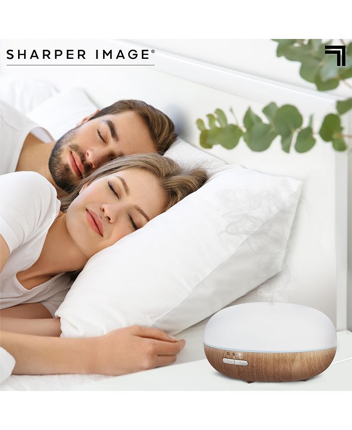 Sharper Image Diffuser Ultrasonic Aromatherapy Dome LED 100mL - Macy's