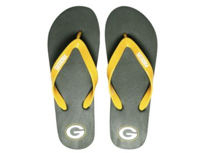 Forever Collectibles Green Bay Packers Logo Flip Flop - Macy's