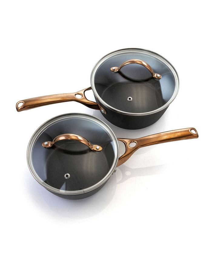 Oster Allsberg 10 Piece Non-Stick Cookware Set with Lids and Handles ...