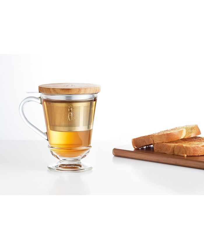 La Rochère Napoleon Bee 14 Ounce Tea Cup, Infuser and Lid - Macy's