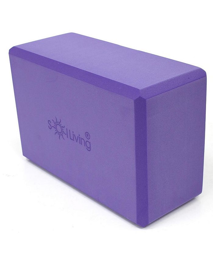 Sol Living Yoga Block, Pack of 2 - Macy's