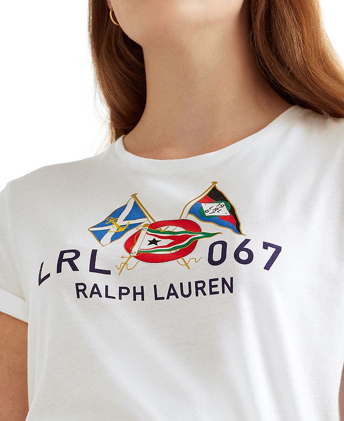 Lauren Ralph Lauren Founding Year Nautical T-Shirt - Macy's