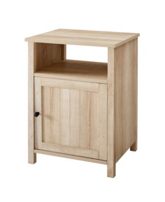 Grooved Door Side Table - Macy's