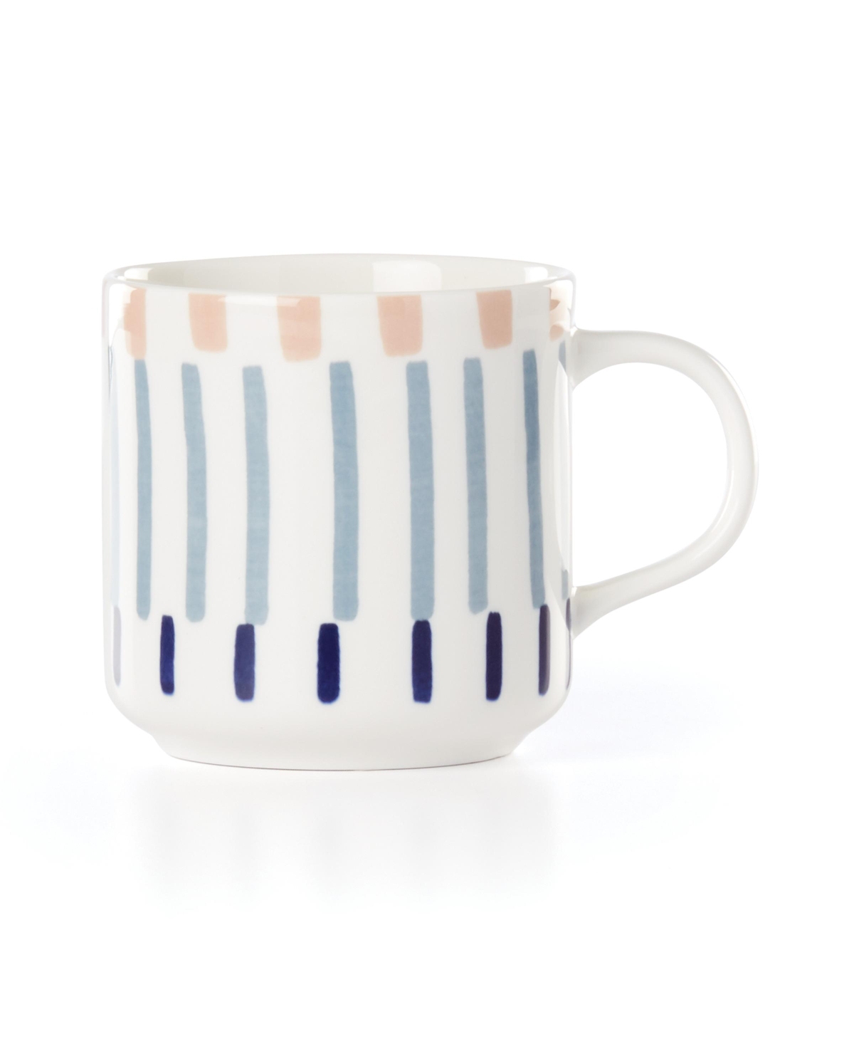 Click here for kate spade new york Brook Lane Mug - Blue and Whit... prices