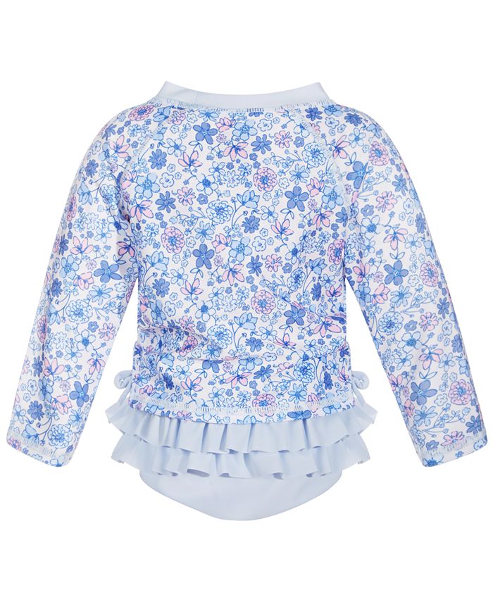 First Impressions Baby Girls Ditsy Floral Rash Guard Set, Created for ...