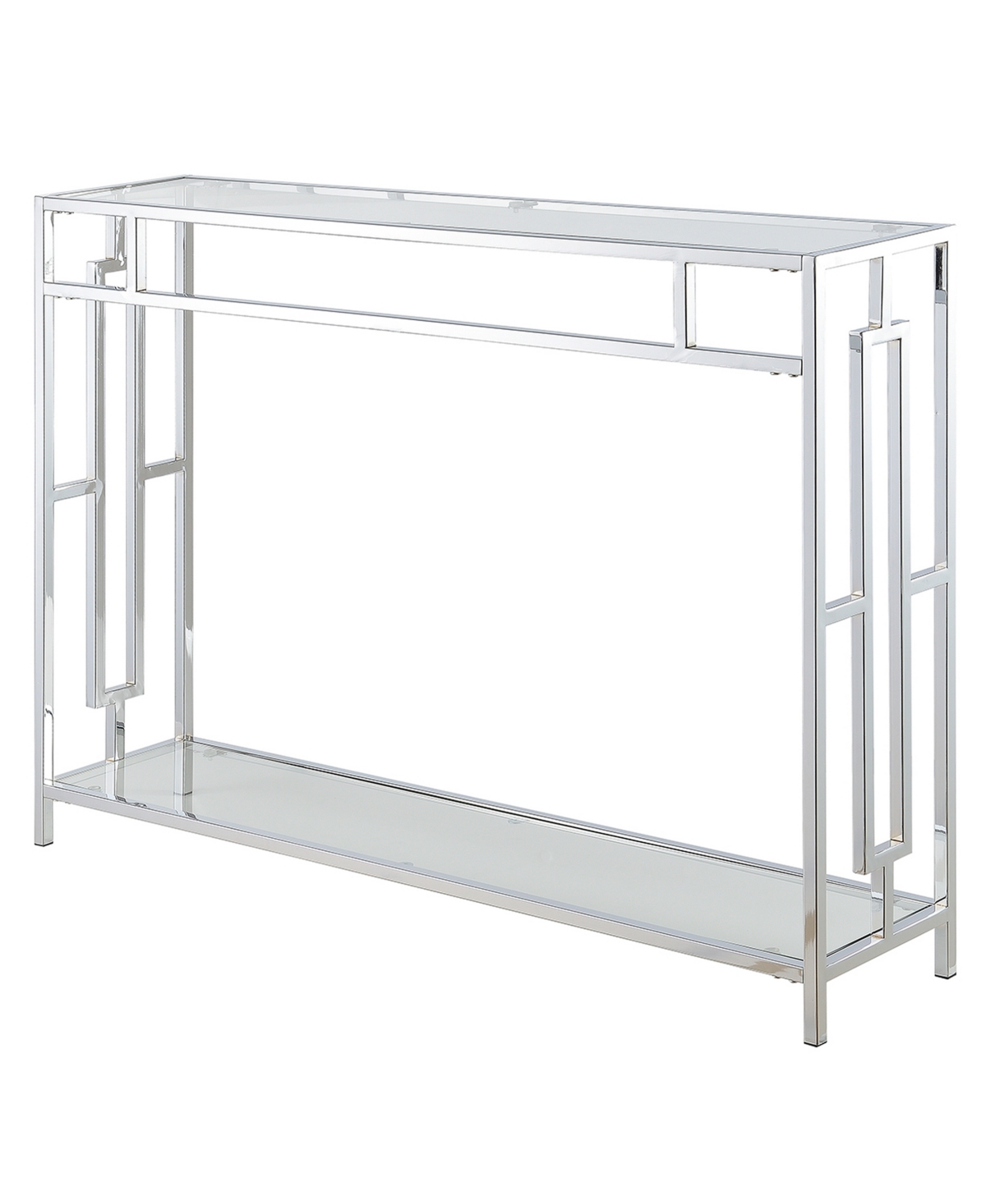 Click here for Town Square Console Table - Silver-Tone prices