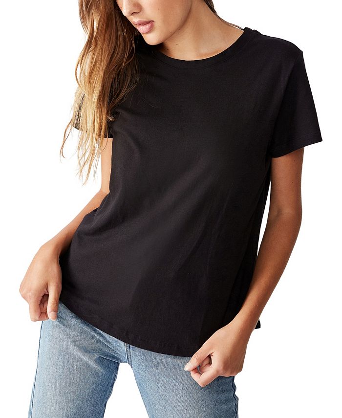 COTTON ON Women's The One Crew Tee & Reviews - Tops - Juniors - Macy's
