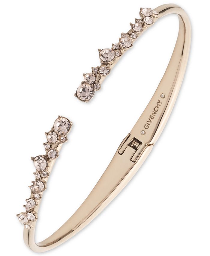 Givenchy Crystal Stone Cuff Bracelet - Macy's