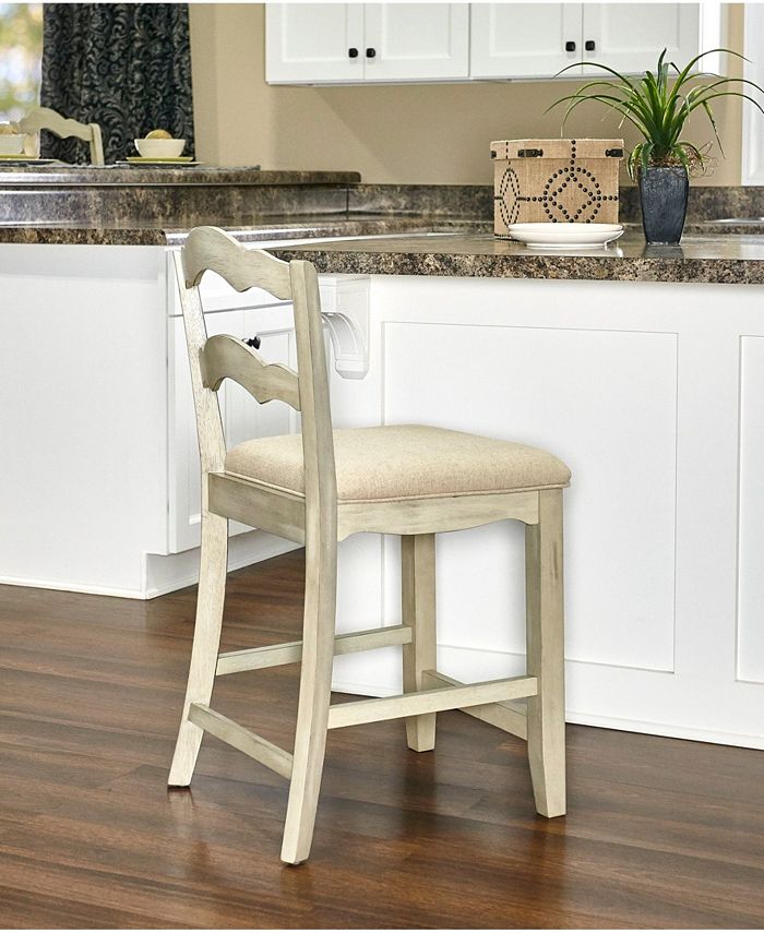 Linon Home Décor Wallace 24" Counter Stool - Macy's