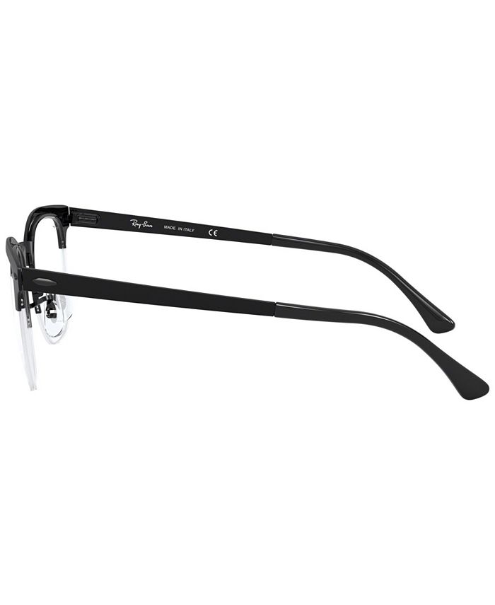 Ray-Ban RX3716VM Clubmaster Metal Optics Unisex Square Eyeglasses - Macy's
