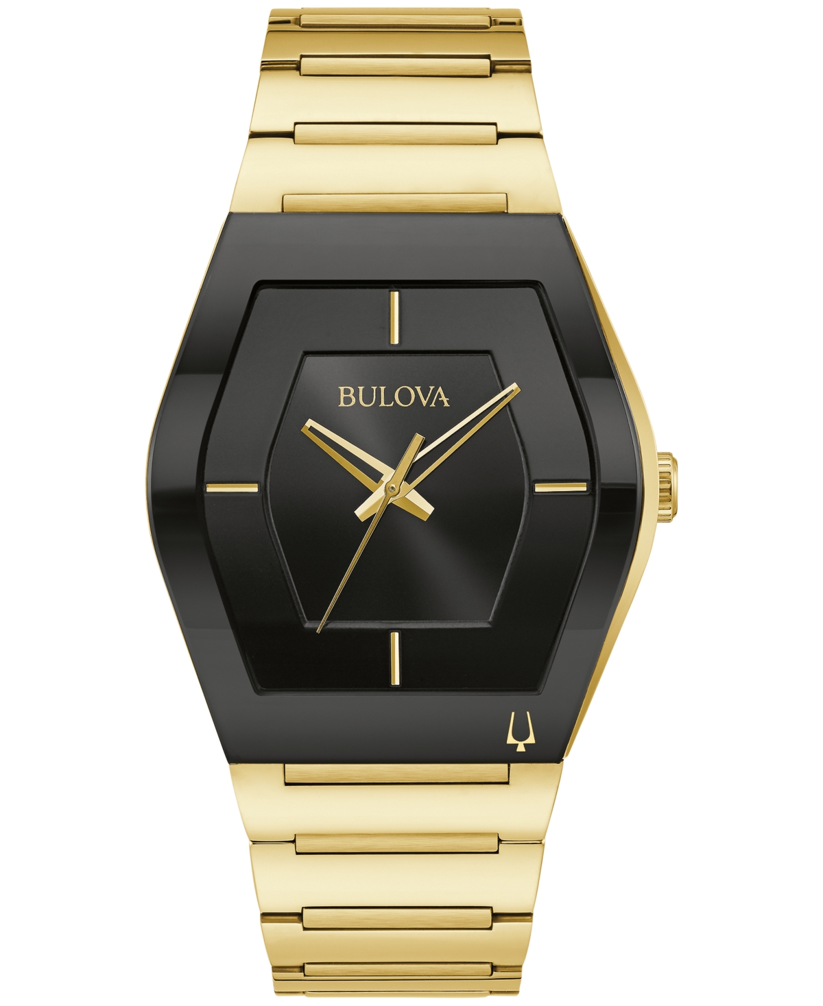 Click here for Bulova Mens Gemini Gold-Tone Stainless Steel Brace... prices