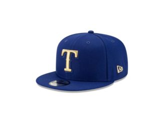 New Era Texas Rangers Gold Front 9FIFTY Cap - Macy's
