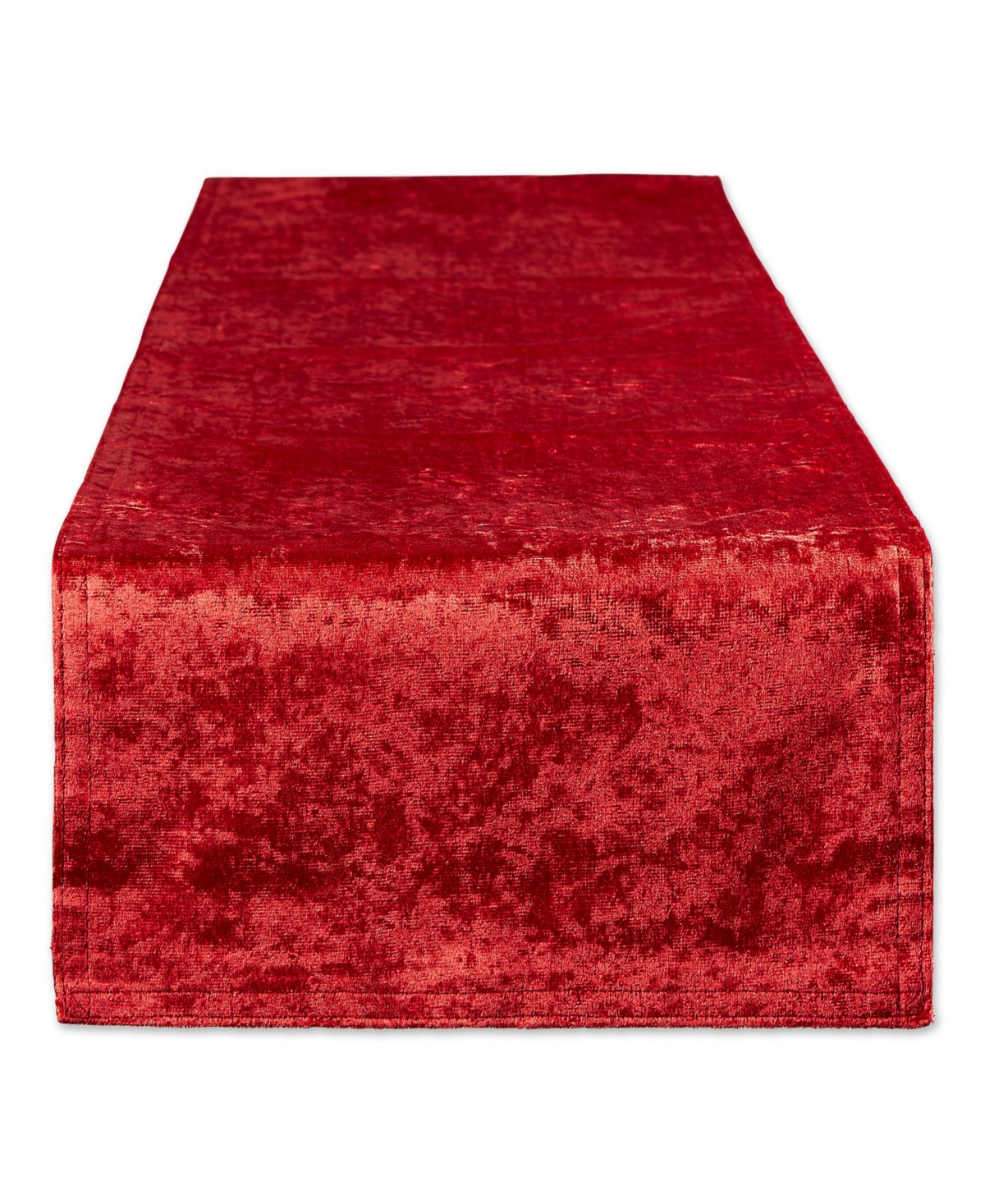 Click here for Design Imports Velvet Table Runner - Red prices