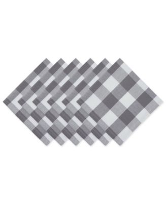 Design Imports Buffalo Check Napkin, Set of 6 - Macy's