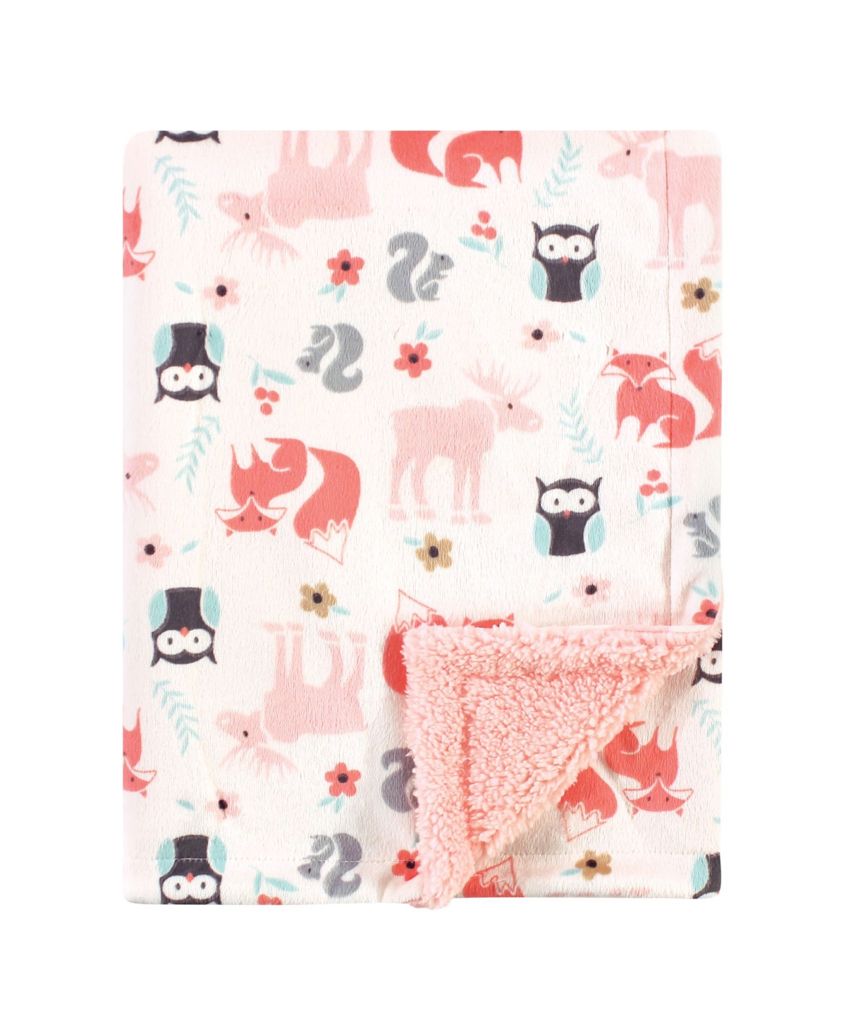 Click here for Hudson Baby Girls Double Layer Blanket - Girl pink... prices
