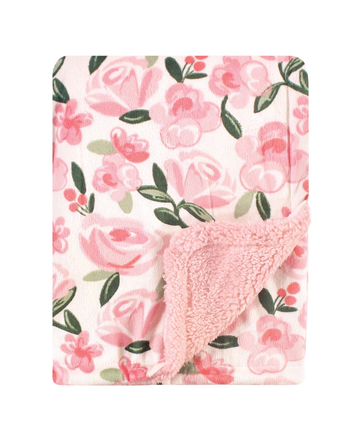 Click here for Hudson Baby Girls Double Layer Blanket - Green flo... prices