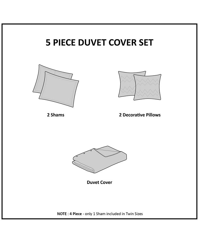 Urban Habitat Calum King/California King Cotton Jacquard Duvet Cover ...