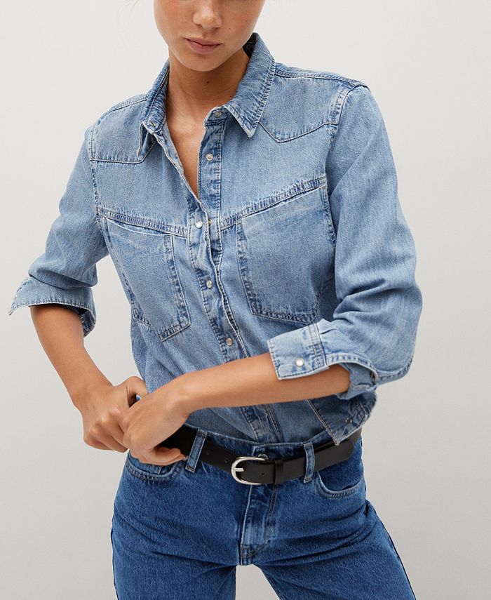 MANGO Women's Mom-Fit Jeans - Macy's