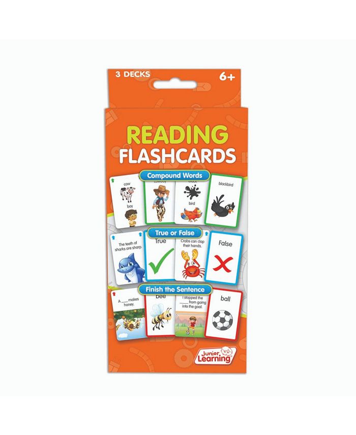 Redbox Junior Learning Reading Flashcards Educational Learning Set - Macy's