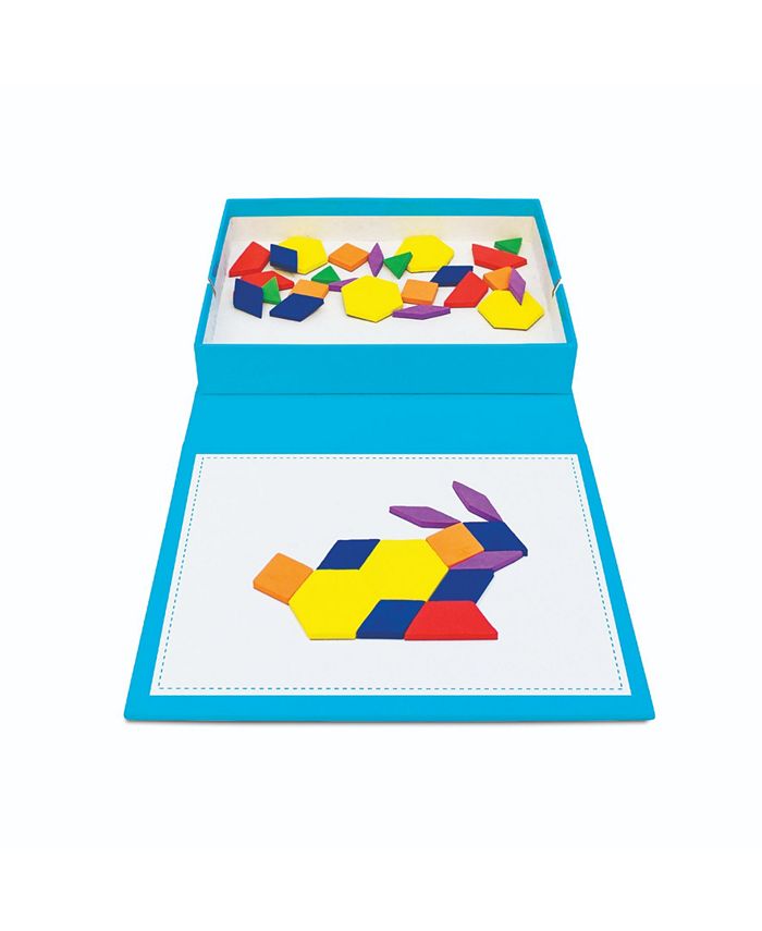 Redbox Junior Learning Rainbow Pattern Blocks - Magnetic Activities ...