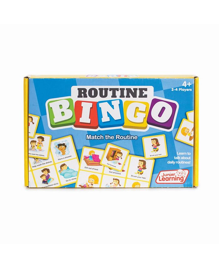 Redbox Junior Learning Routine Bingo Match and Learn Educational ...