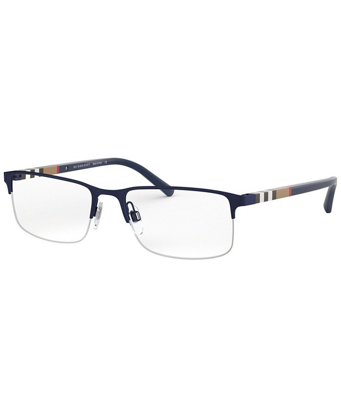 Burberry BE1282 Men's Rectangle Eyeglasses - Macy's