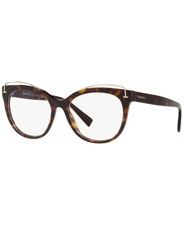 Tiffany & Co. TF2166 Tiffany T Women's Cat Eye Eyeglasses - Macy's