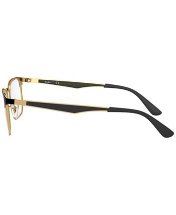 Ray-Ban RX6363 Men's Square Eyeglasses - Macy's