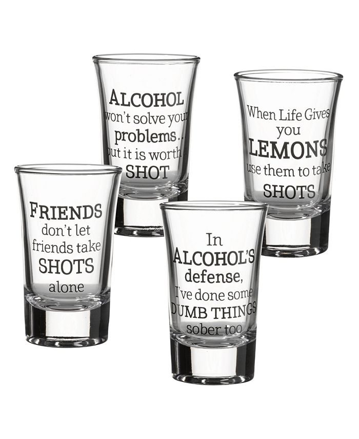 Lillian Rose Party Shot Glasses Set Of 4 Macys