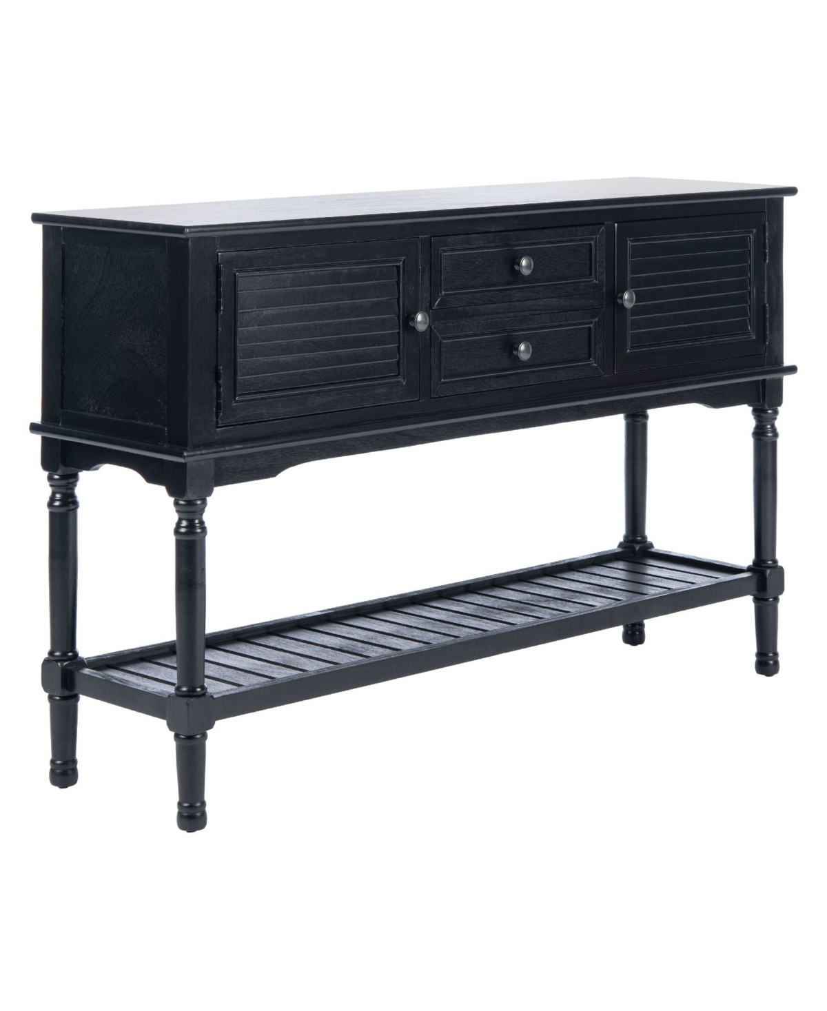 Click here for Tate 2 Drawer 2 Door Console Table - Black prices