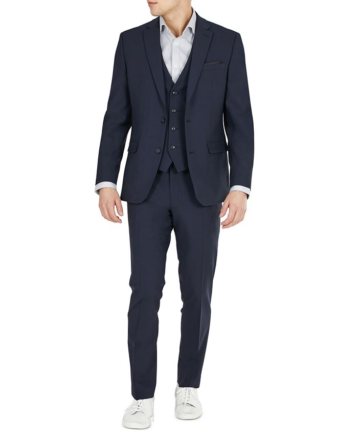 Bar III Men's Slim-Fit Solid Wool Suit Separates, Created for Macy's ...