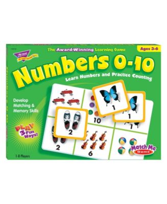 Numbers 0-10 Match Me Games - Macy's